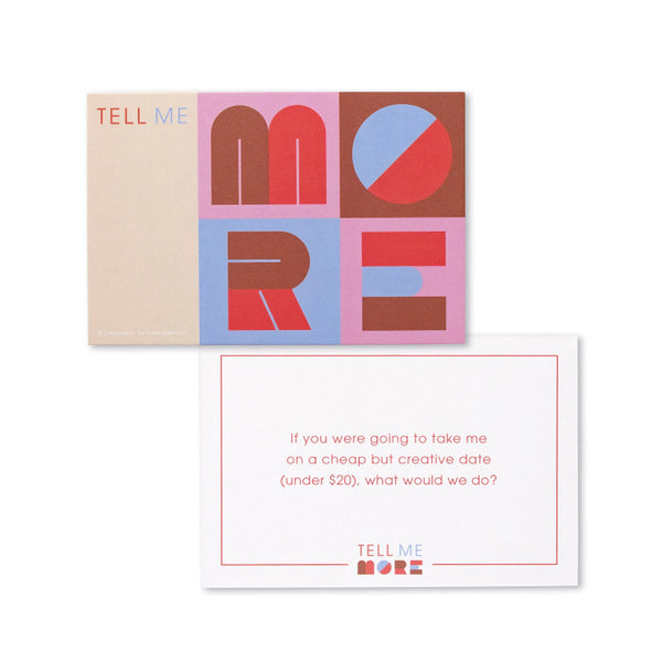 Tell Me More Game (Couples Edition) – Blue Seven