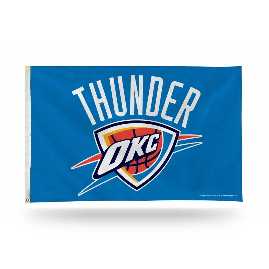 OKC Thunder 3x5 Banner Flag – Blue Seven
