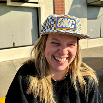 OKC Bolt Hat - Blue Checker – Blue Seven