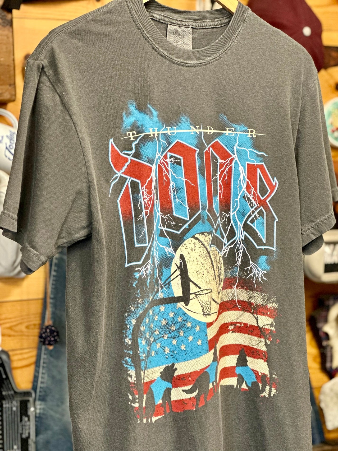 Thunder Dogs Tee - Grey – Blue Seven