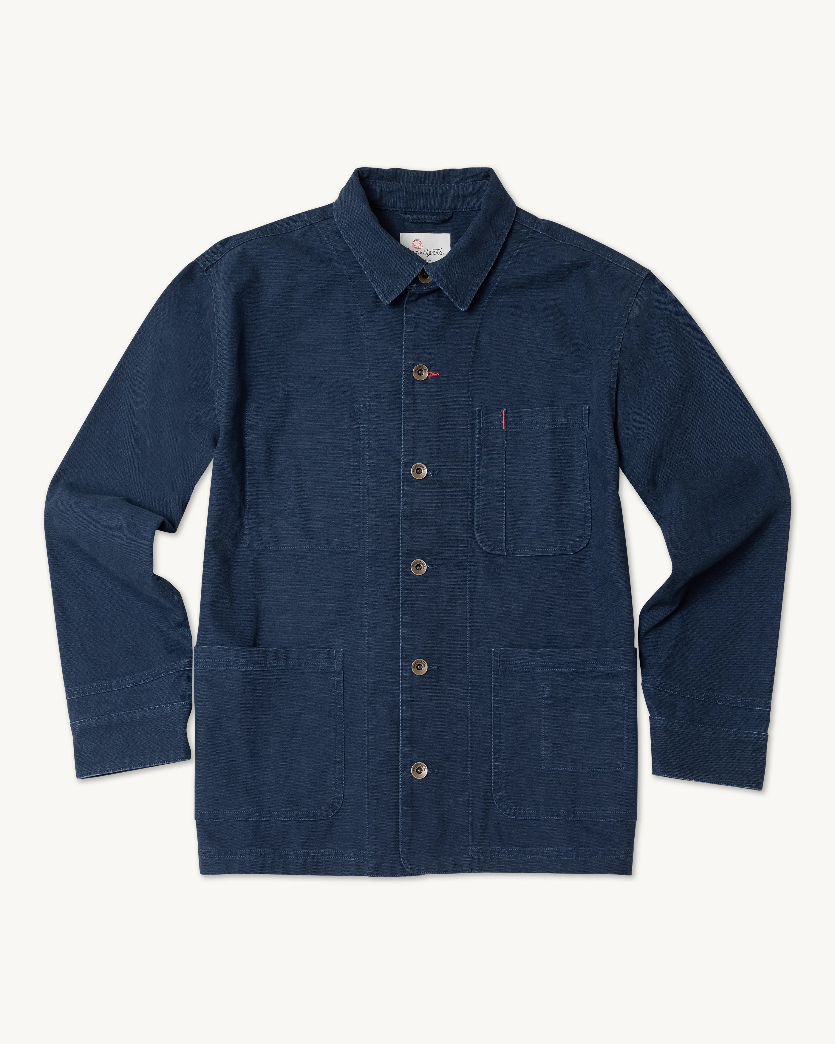 Cunningham Coat in Craft Canvas – Blue Seven