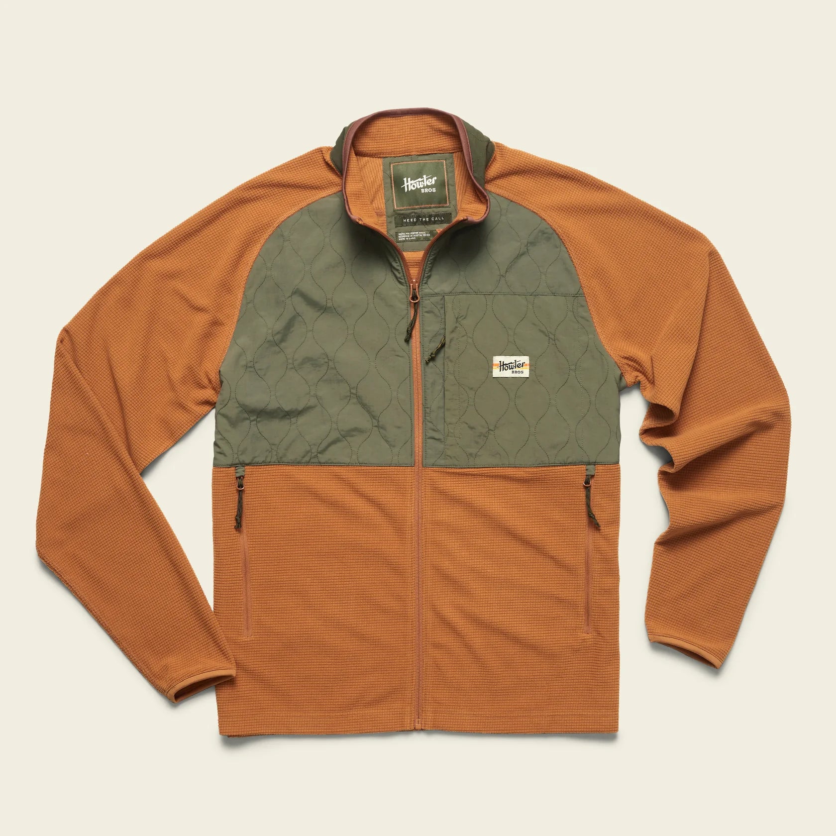 Talisman Fleece Jacket - Adobe – Blue Seven