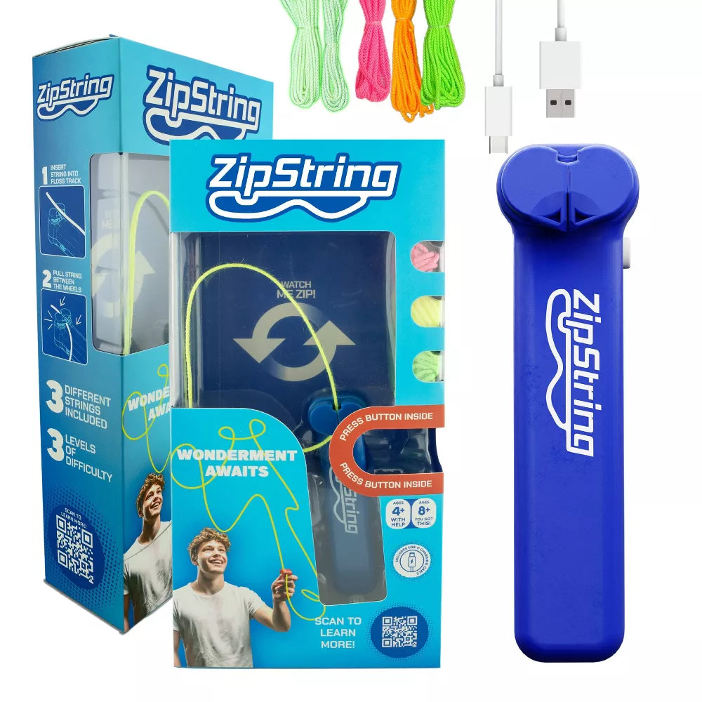 Zip String - Blue – Blue Seven