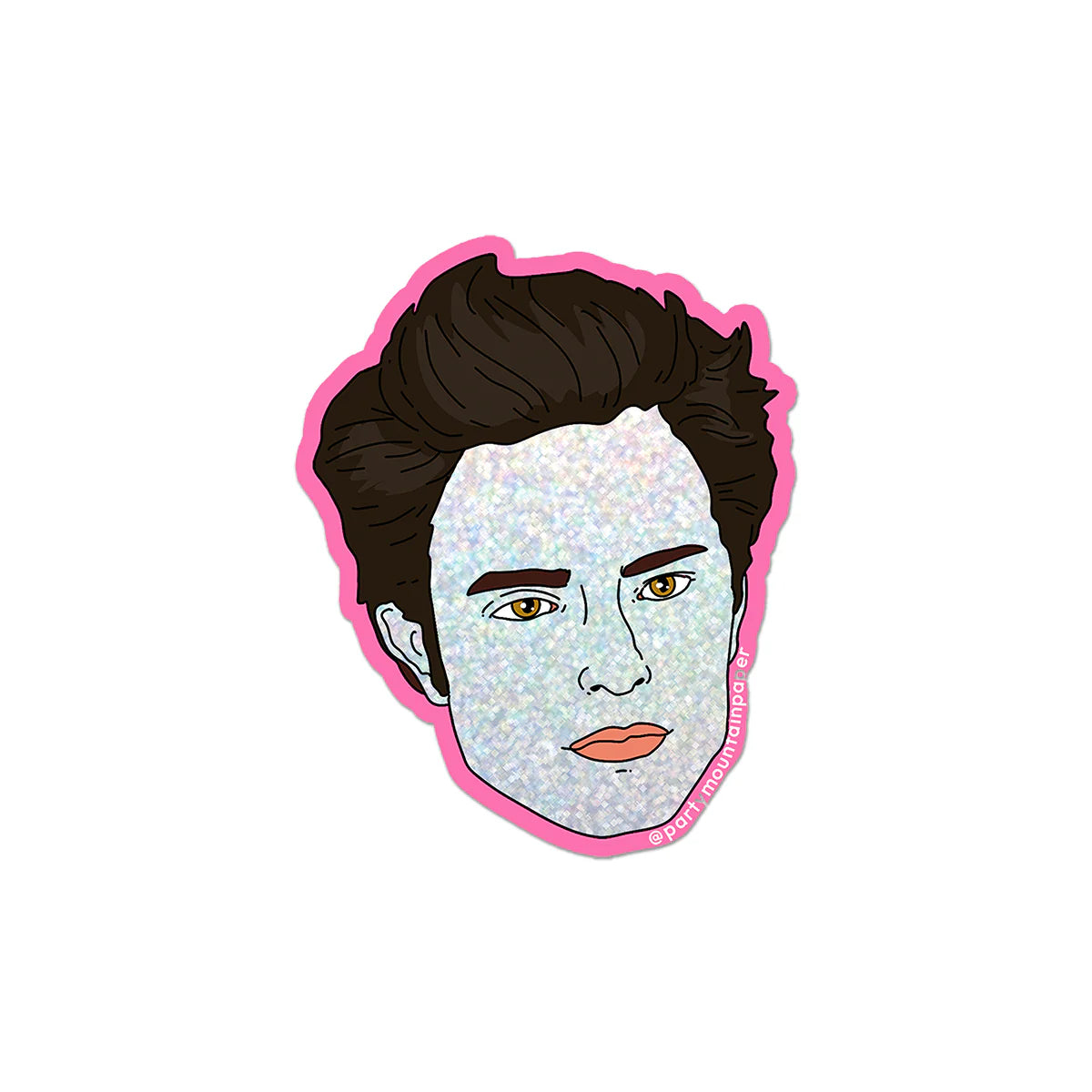 Sparkle Edward Holographic Sticker – Blue Seven
