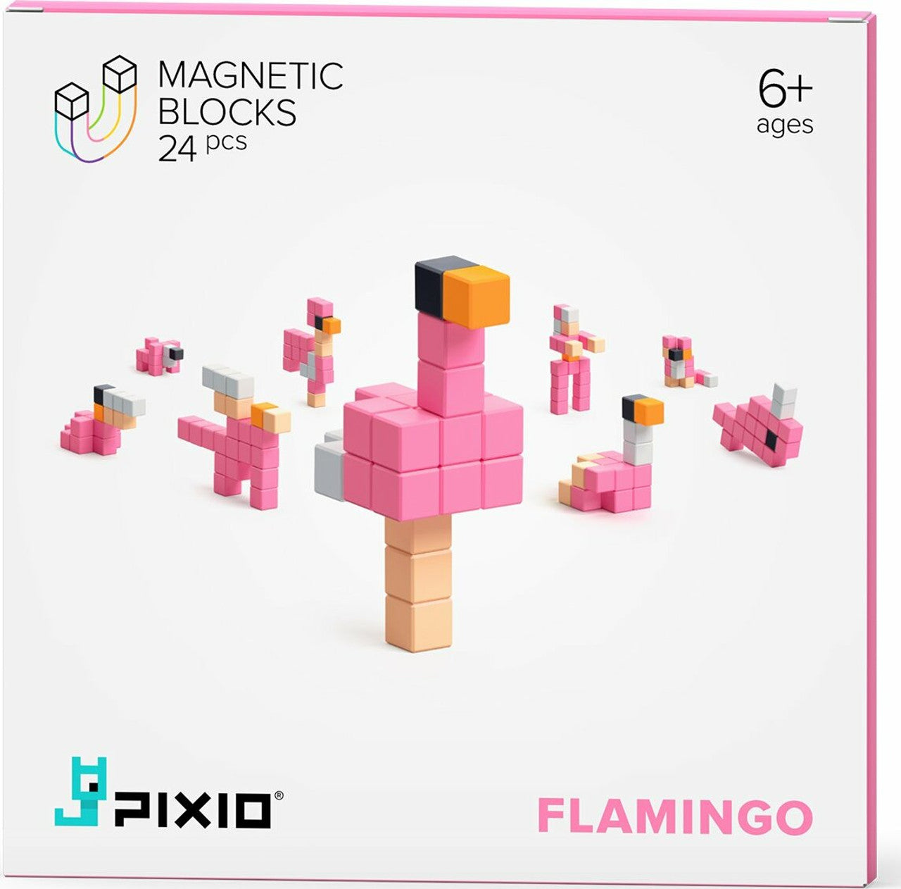 Flamingo Magnetic Blocks – Blue Seven